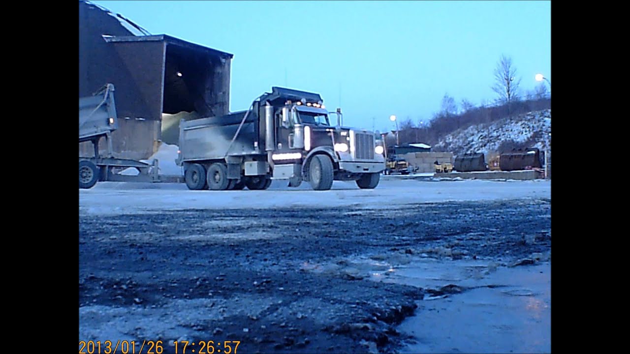 Dumping the pup trailer and truck - YouTube