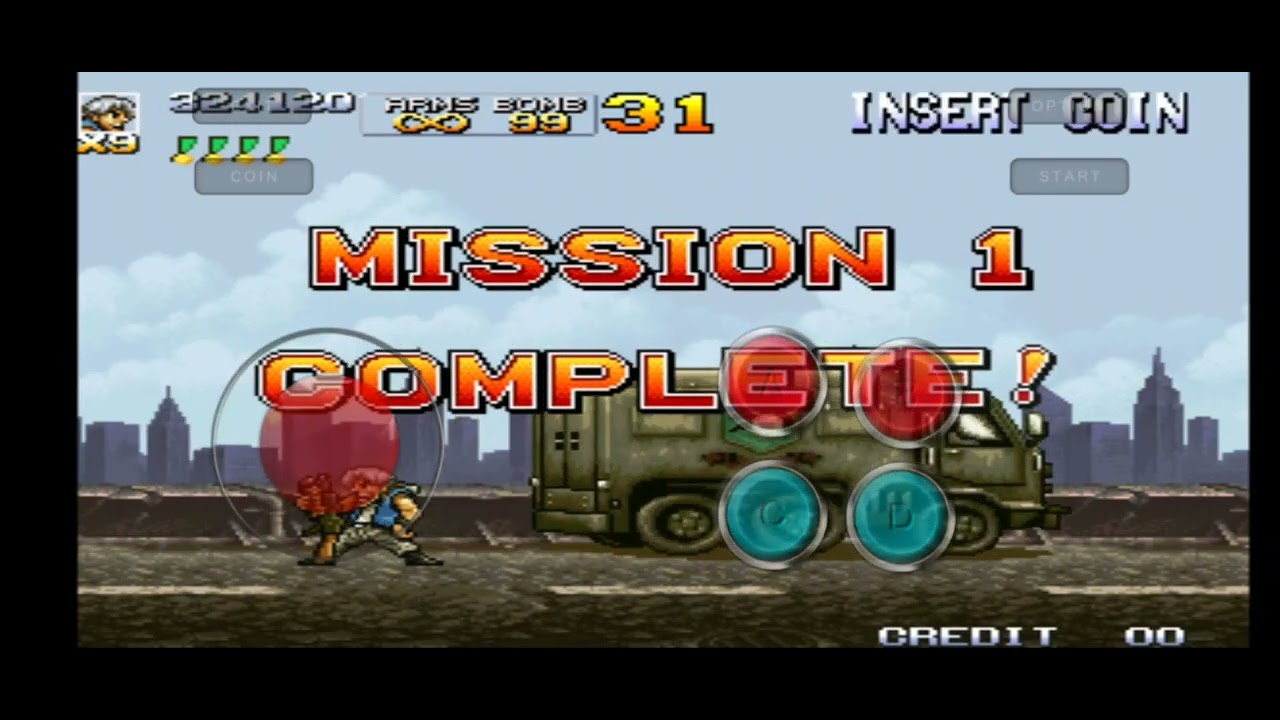 pkg gaming metal slug 4 on rhe arcade coin and the series - YouTube