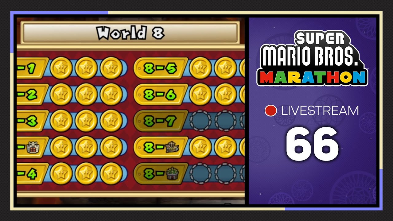 Super Mario Bros. Marathon [6 - New Super Mario Bros. Wii] - #66 ...