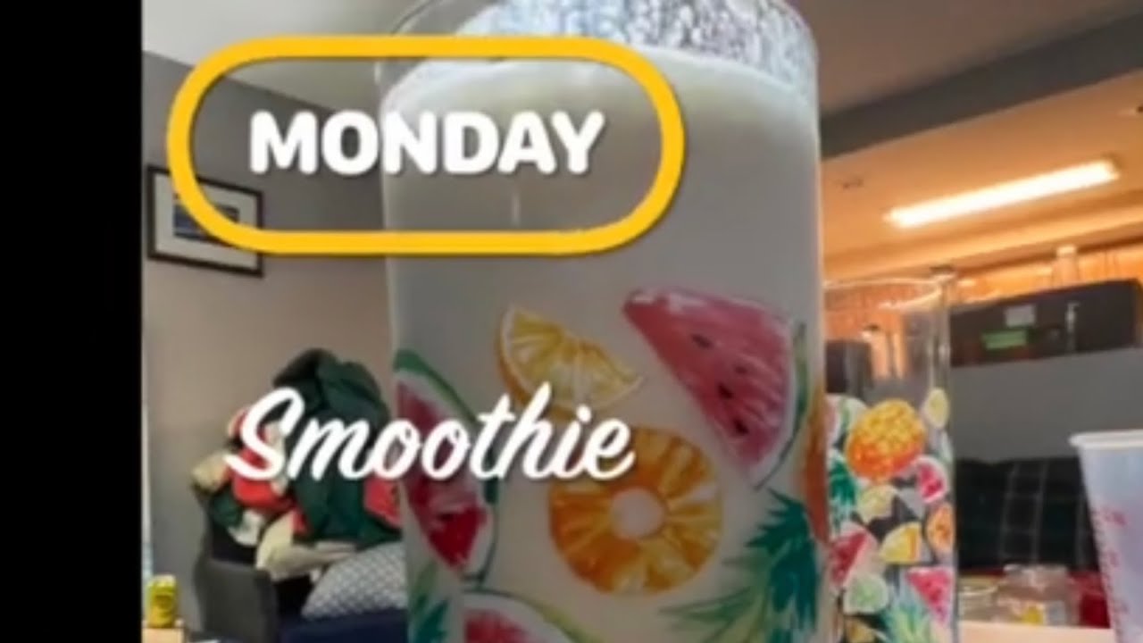 Daily Smoothie - Week 1 Monday - YouTube