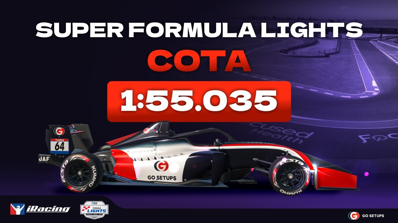 iRacing | Super Formula Lights - COTA GP - Formula C - 2025 S4 Week 6 ...