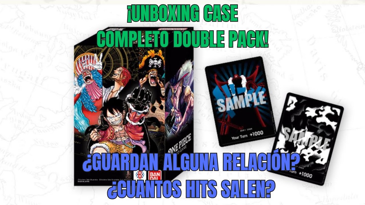 ¡Unboxing CASE completo Double Pack OP09! - YouTube