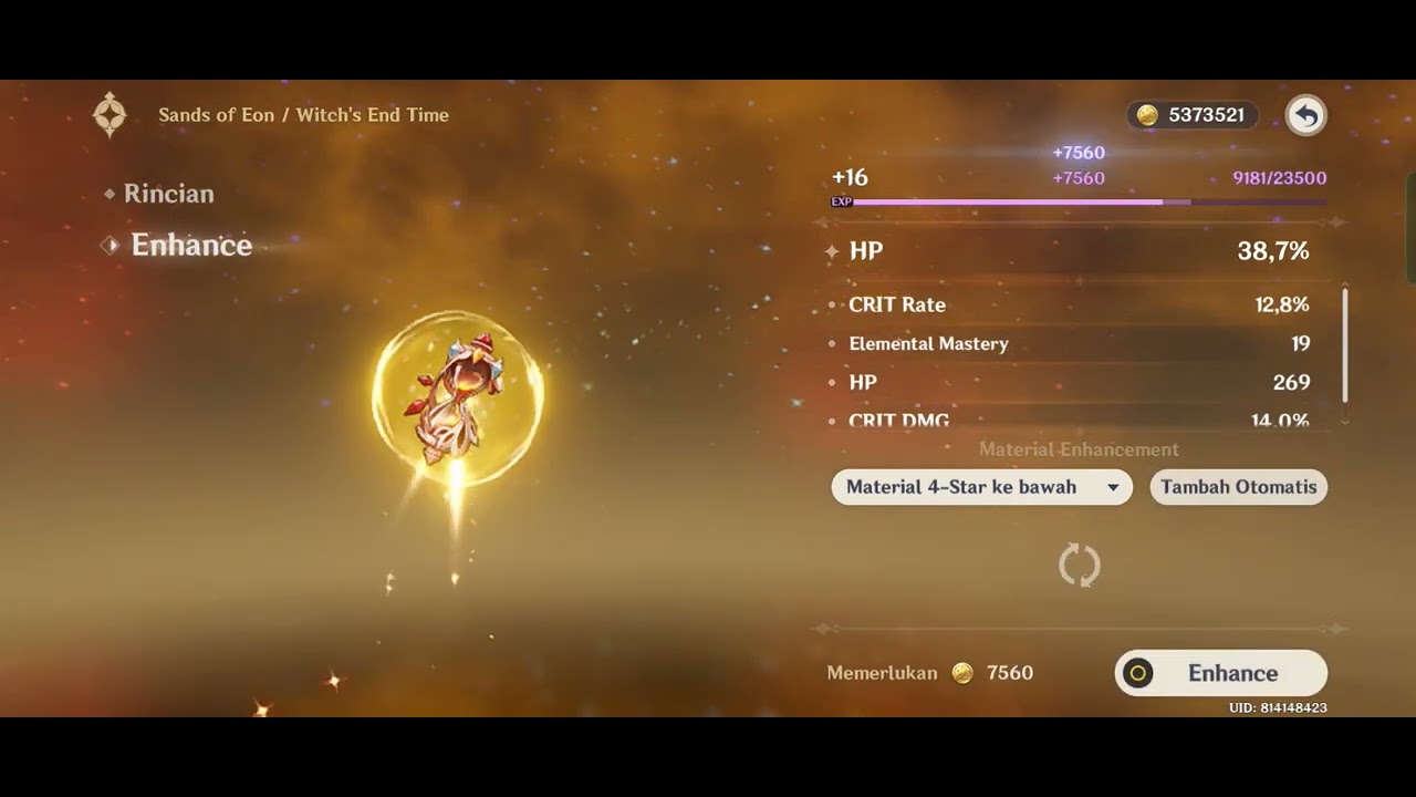 Upgrade Artifact Full Crit Value Using Mrs. Faruzan Genshin Impact ...