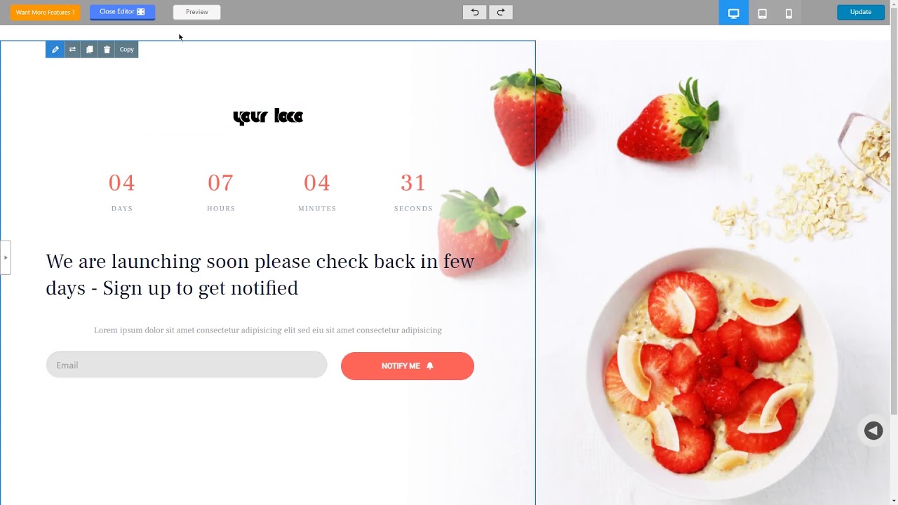How To Build Coming Soon Landing Page With PluginOps Landing Page Builder - YouTube