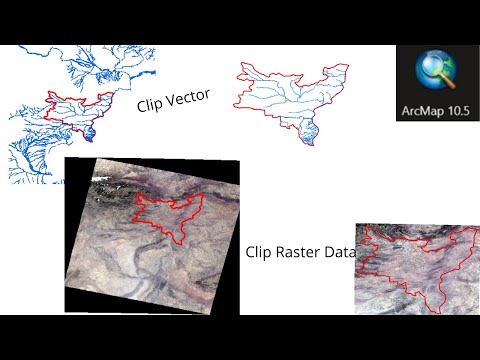 How to Use Clip Tool For Raster Data And Vector Data in GIS