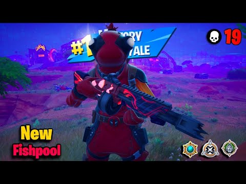 High Elimination Solo Zero Build Win Gameplay | New Fishpool Marvel ...