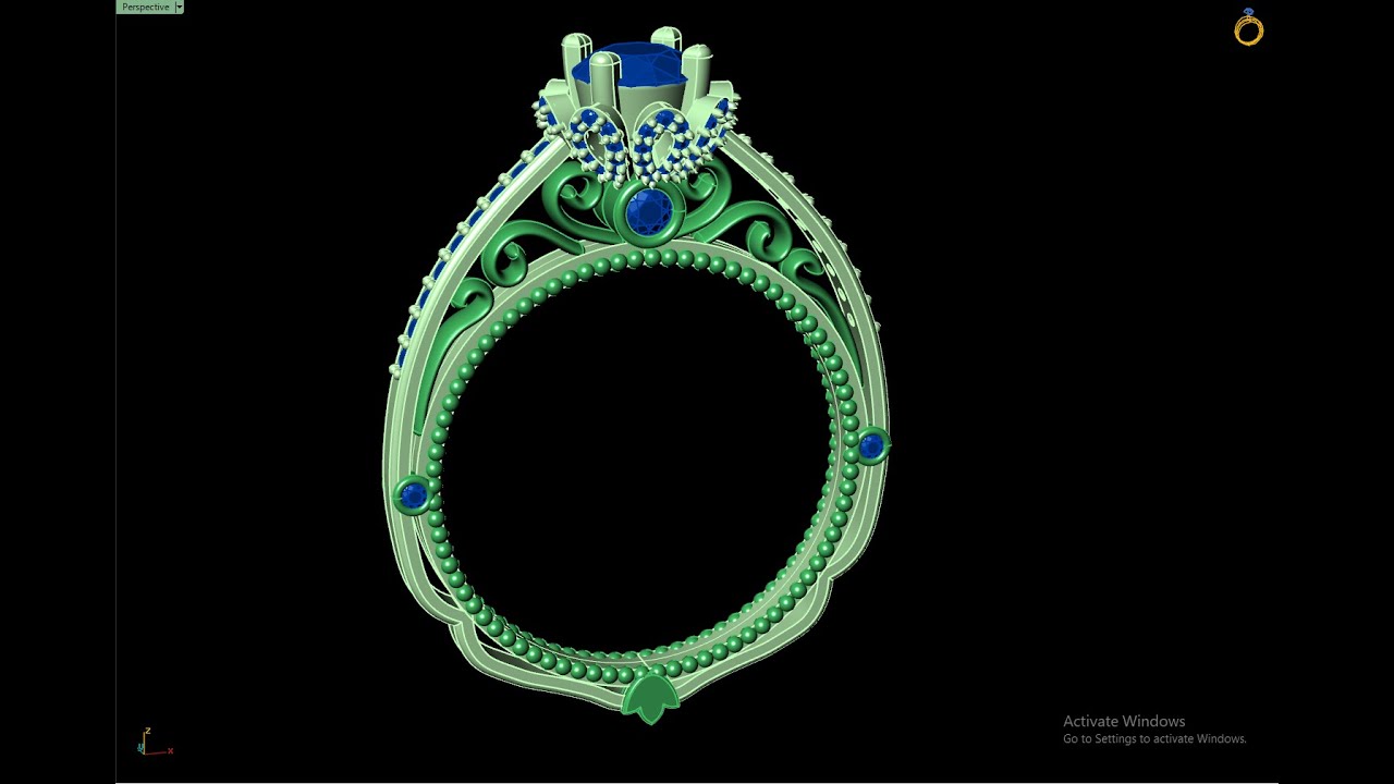 ||Making of Engagement_Ring in Matrix9 ||Diamond_ Ring Tutorial ...
