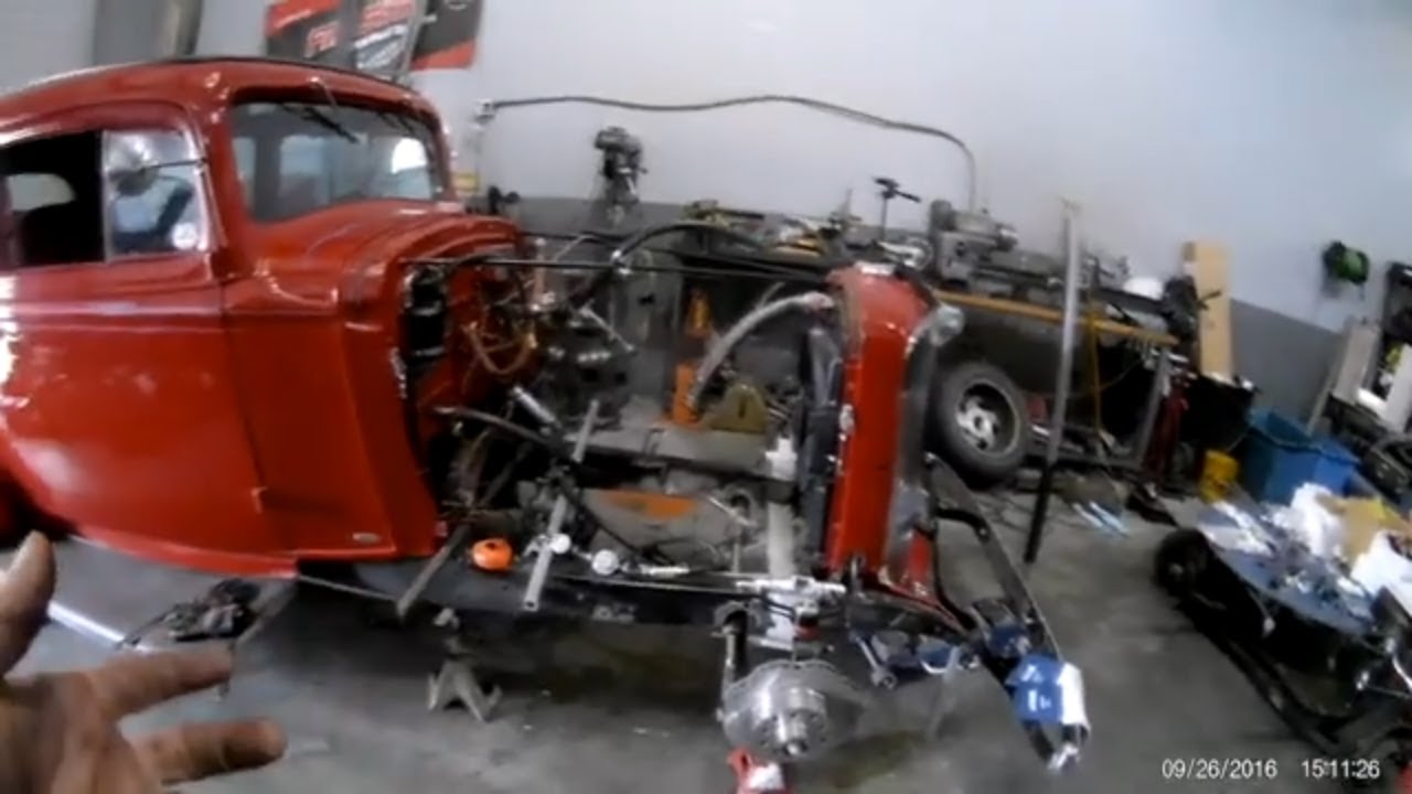 33 Pontiac Day 5, Cleaning Up Spaghetti Wiring!! - YouTube