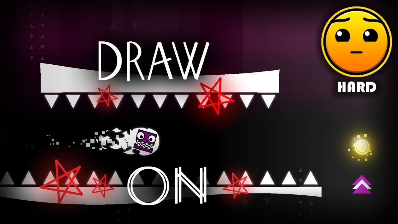 64000⭐ & 20000⚪ | "Draw On" by RedCat | Geometry Dash - YouTube