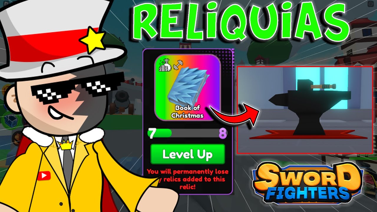 COMO SUBIR DE NIVEL LAS RELIQUIAS EN SWORD FIGHTERS SIMULATOR ROBLOX ...