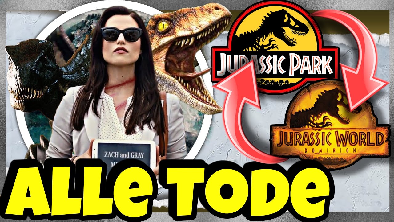 ALLE Tode aus Jurassic Park und Jurassic World | All Death | #ranking ...