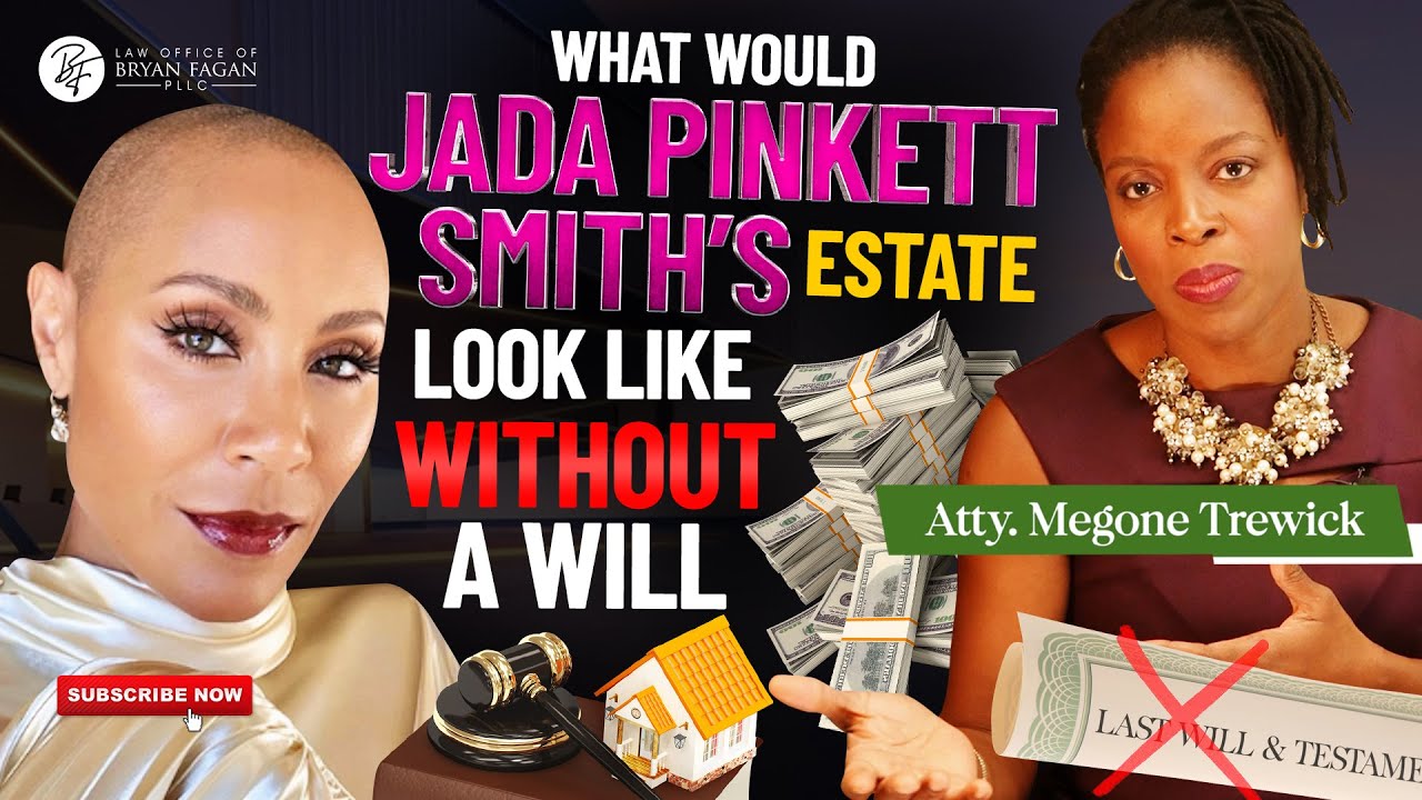 ¿Cómo sería el patrimonio de Jada Pinkett Smith sin un testamento ...