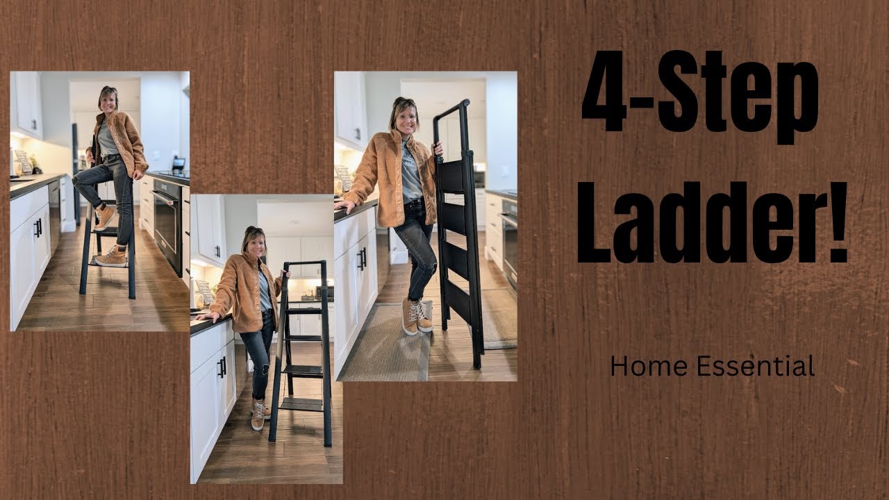 Must Have 4-Step Ladder #musthave #followmeformore #homeessential - YouTube