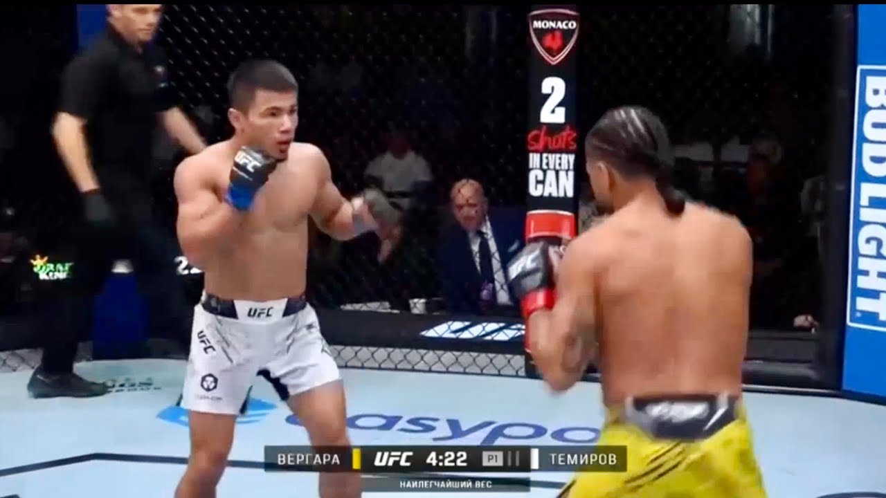Ramazon Temirov UFC da Daxshat Nokaut Qildi - YouTube
