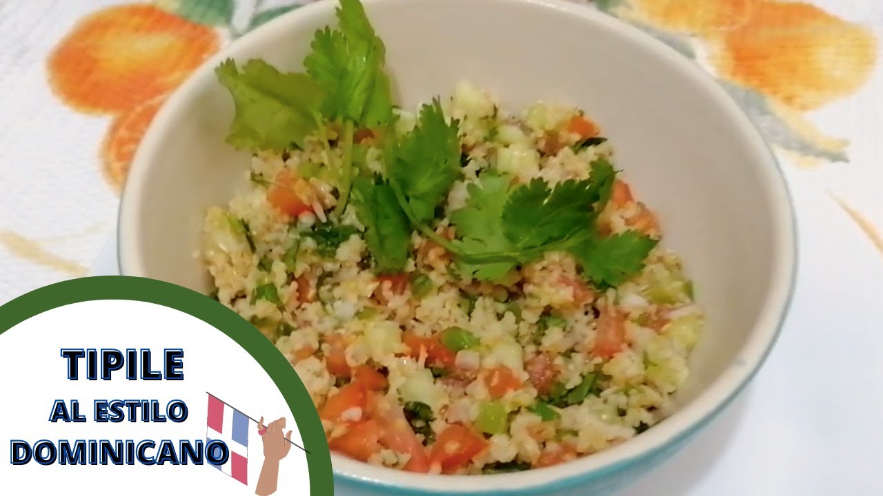 TIPILE O TABULE AL ESTILO DOMINICANO - YouTube