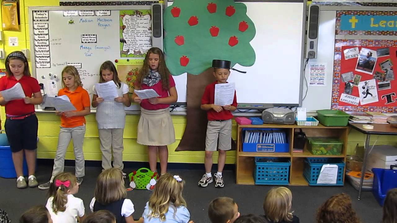 Johnny Appleseed Reader's Theater 2013 - YouTube
