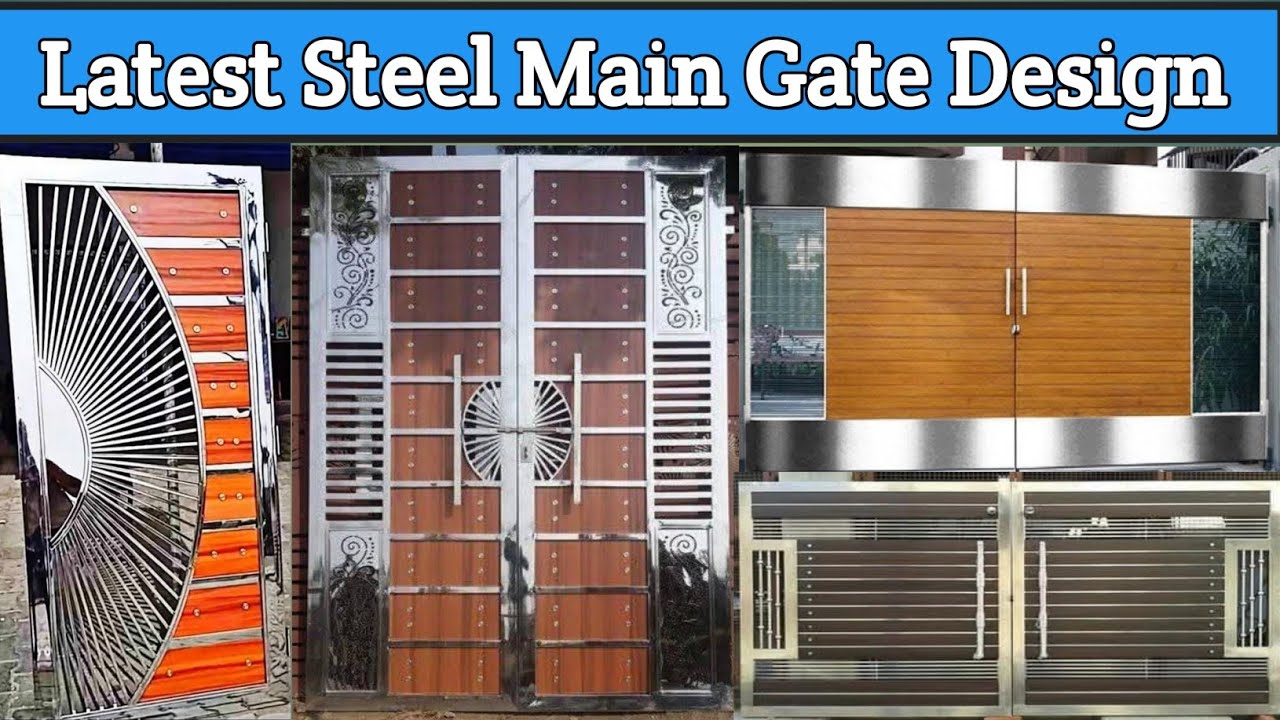 Top 50 Latest Stainless Steel Gate Designs in 2025 | Modern SS Main ...