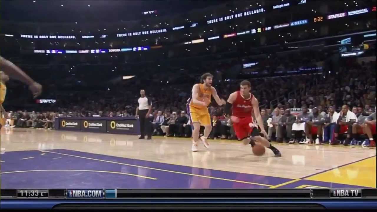 Blake Griffin Pump Fakes Pau Gasol and Soars for the HUGE Two-Handed ...