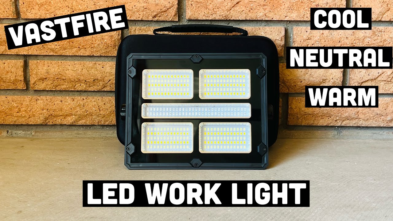 Vastfire VA-L02 Rechargeable Work Light - YouTube