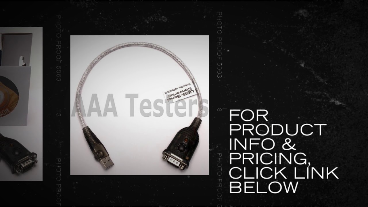 Anritsu SiteMaster USB To Serial Download Cable - YouTube