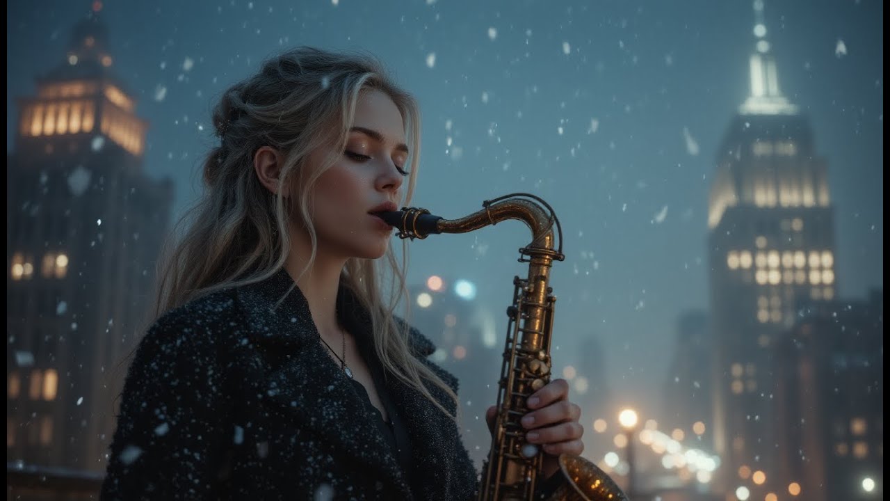 January Night Saxophone Music: Melodies for Cityscapes, Focus ...