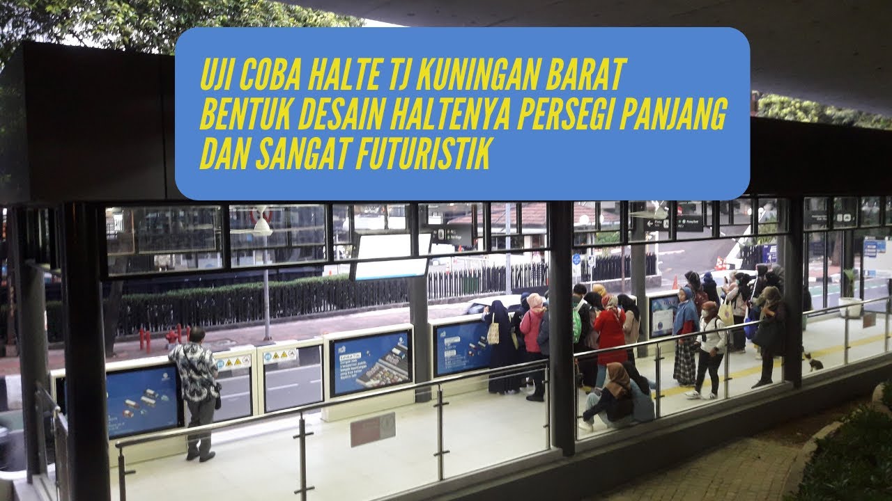 Akhirnya Halte TransJakarta Kuningan Barat Sudah di Buka Walaupun Masih ...