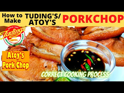 How to make | PORK CHOP ala TUDING'S / ATOY's | LAGUNA'S SECRET Fried Pork Chop ORIGINAL RECIPE