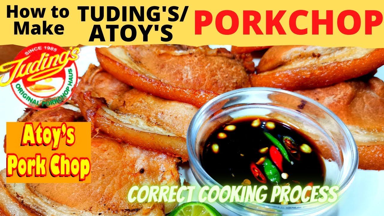 How to make | PORK CHOP ala TUDING'S / ATOY's | LAGUNA'S SECRET Fried ...