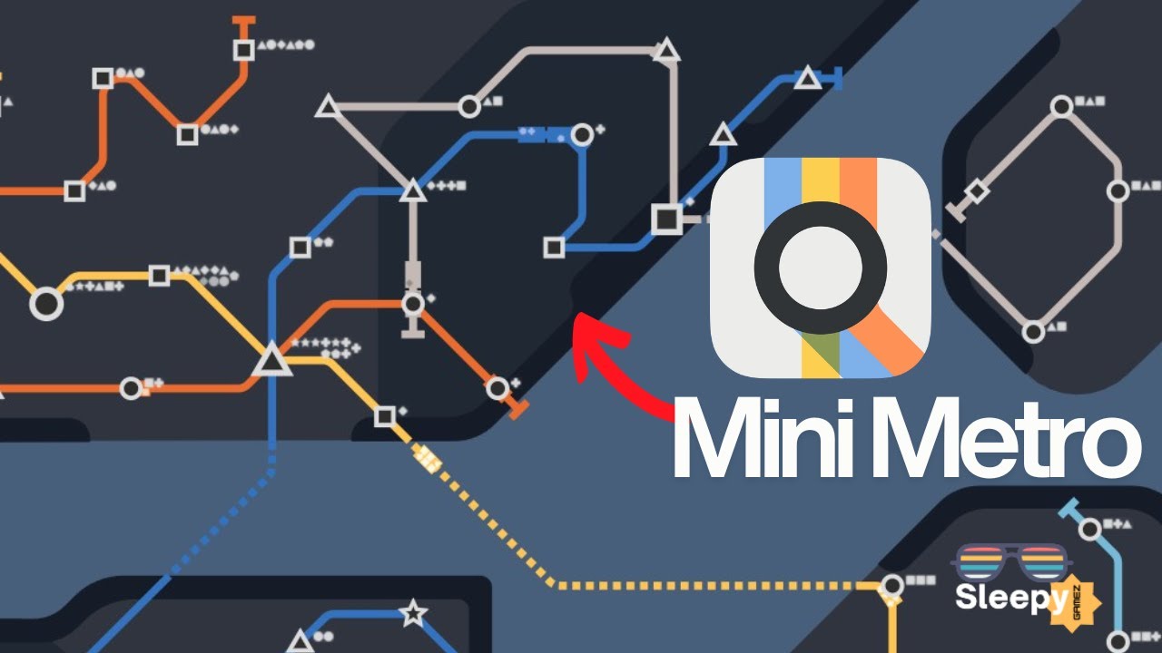 Mini Metro - Can I get to 1000 on the Lisbon Map???? - YouTube
