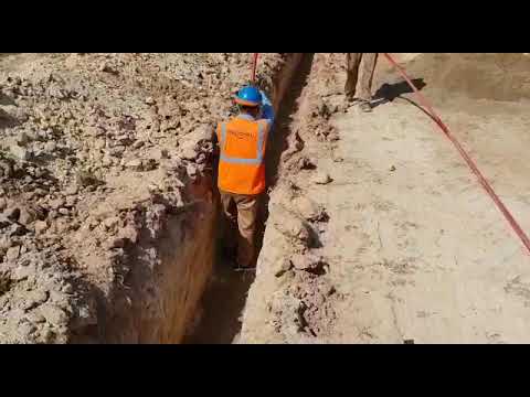 TENDIDO DE MEDIA TENSIÓN EN ZANJA - YouTube