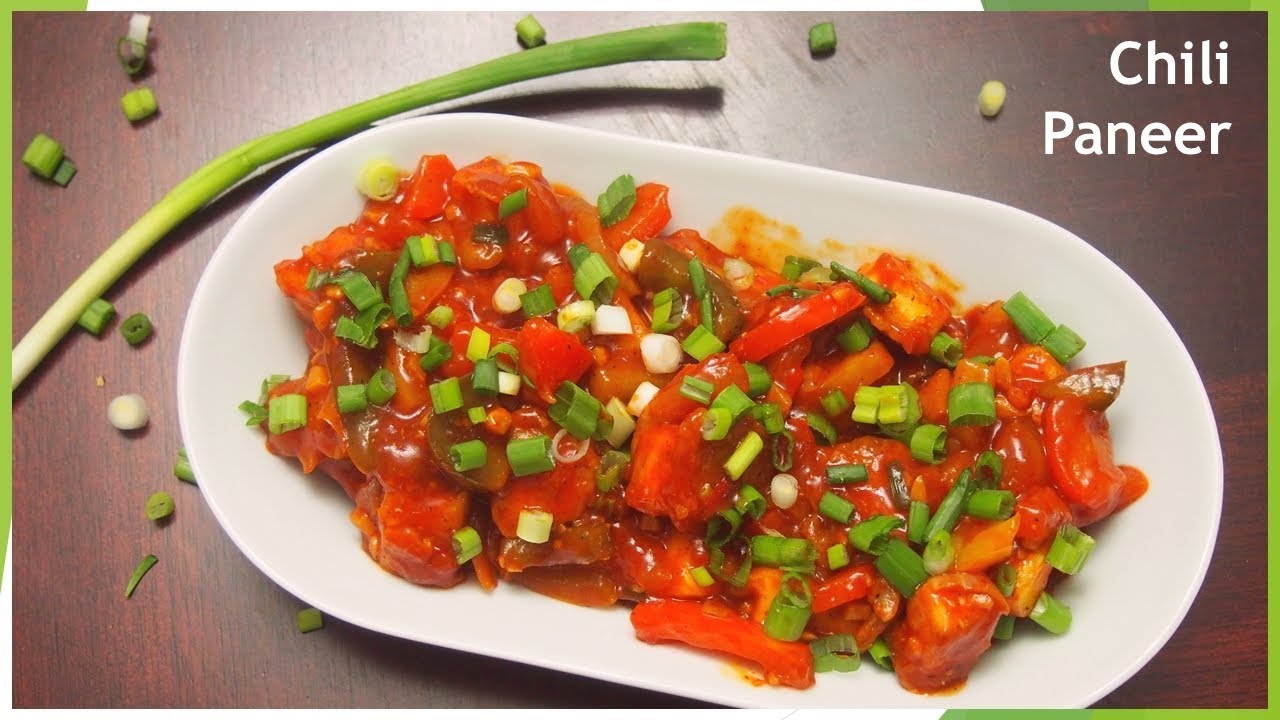 CHILLI PANEER | PANEER CHILLI DRY RECIPE|चिली पनीर बनाने की विधि - YouTube