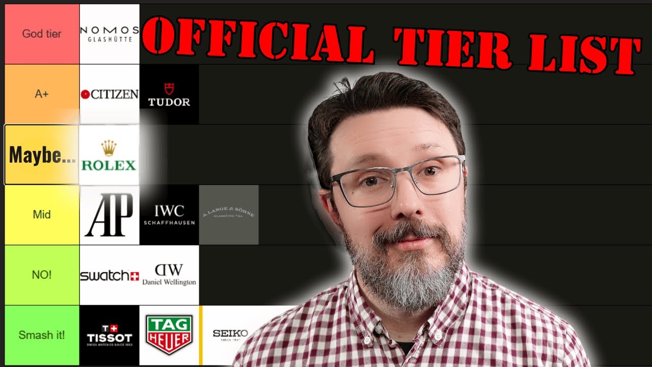 A Brutally Honest Watch Tier List 2025 - YouTube