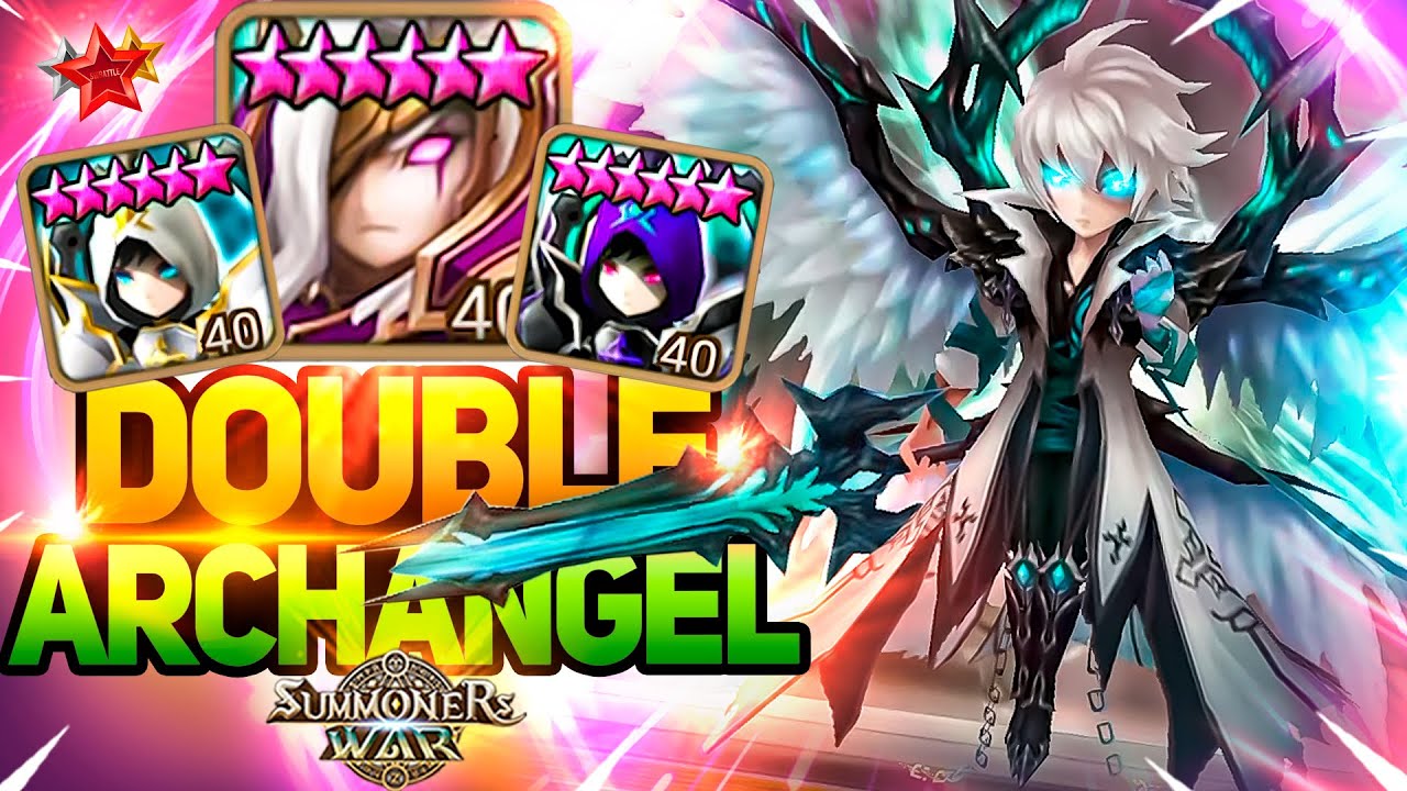 LIGHT and DARK ARCHANGEL in ONE TEAM. Artamiel and Fermion in Summoners ...