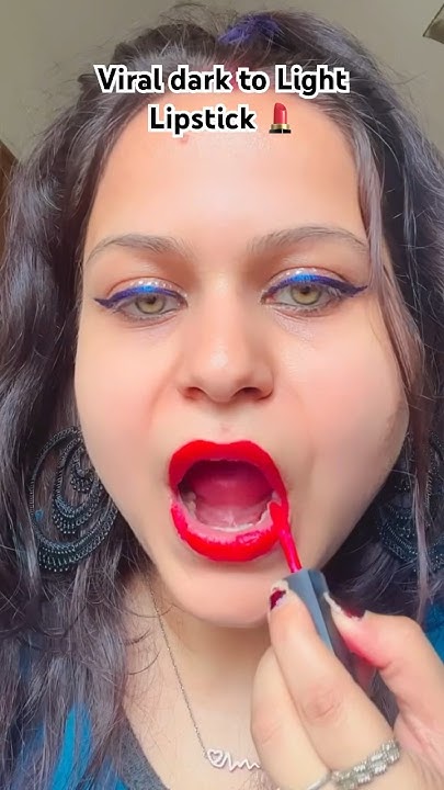 Viral Dark 2 Lite Lipstick Hack😱😱🤯 Youtubeshorts Shorts Lipstick