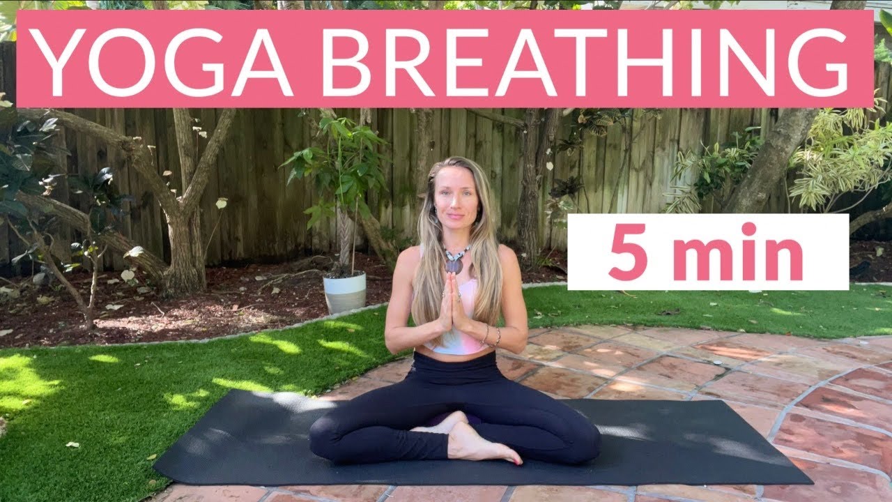 Yoga breathing technique for anxiety, insomnia and meditation - YouTube