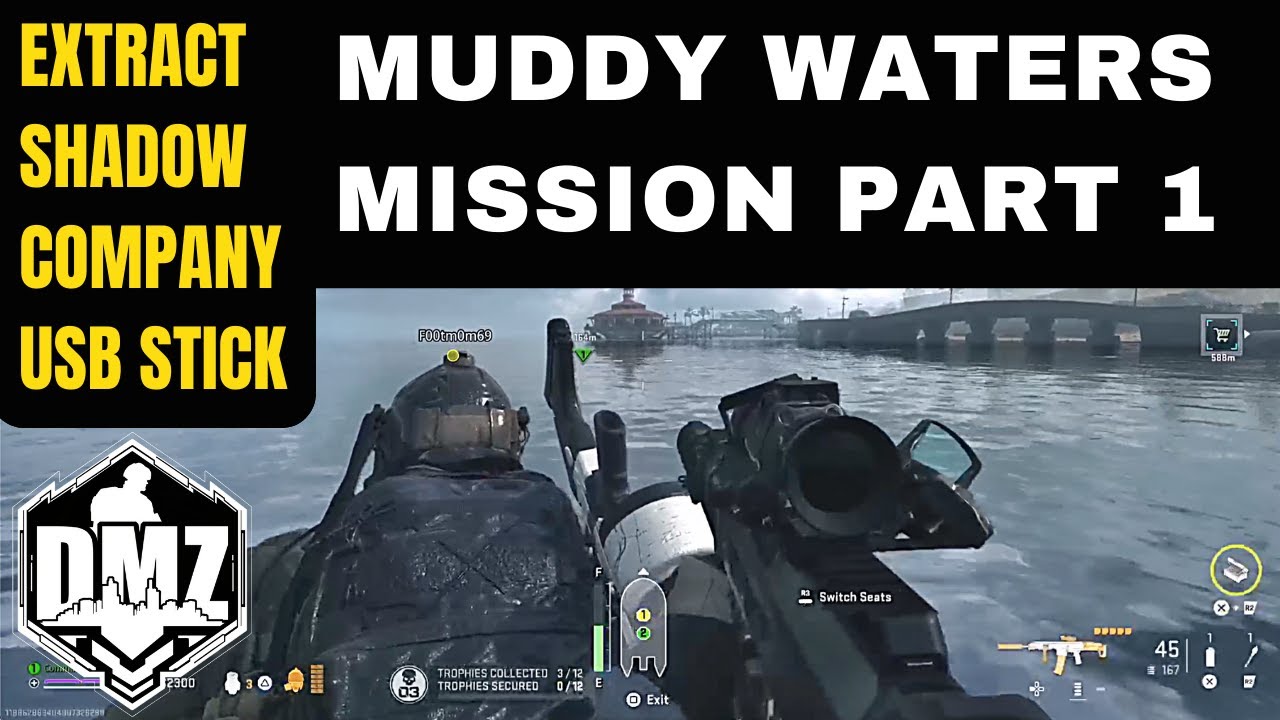 Muddy Waters Mission and 5 Operator Kills, DMZ, Part I - YouTube