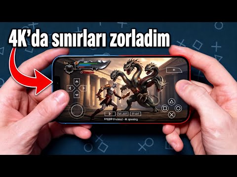 🔥 TELEFONDA 4K GOD OF WAR! 😱 PPSSPP Ultra Grafik Testi