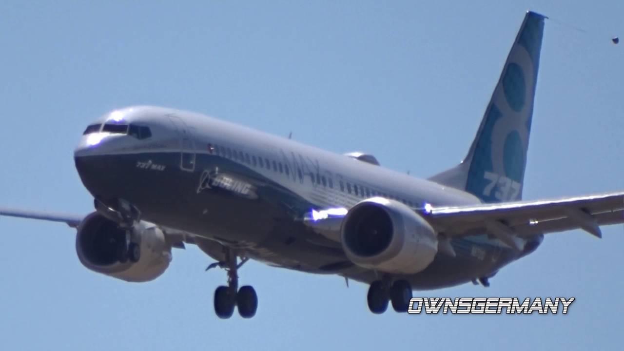 New Boeing 737 Max Test Flight Arrival In Very Hot Desert KBFI - KMWH ...