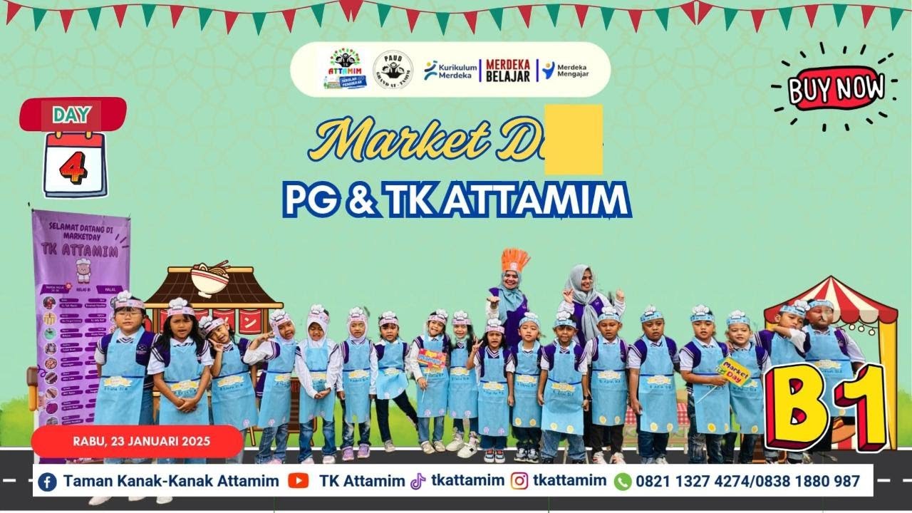 PG & TK Attamim I Market Day - Day 4 I Kelas B1 - Kamis, 23 Januari 2025 - YouTube
