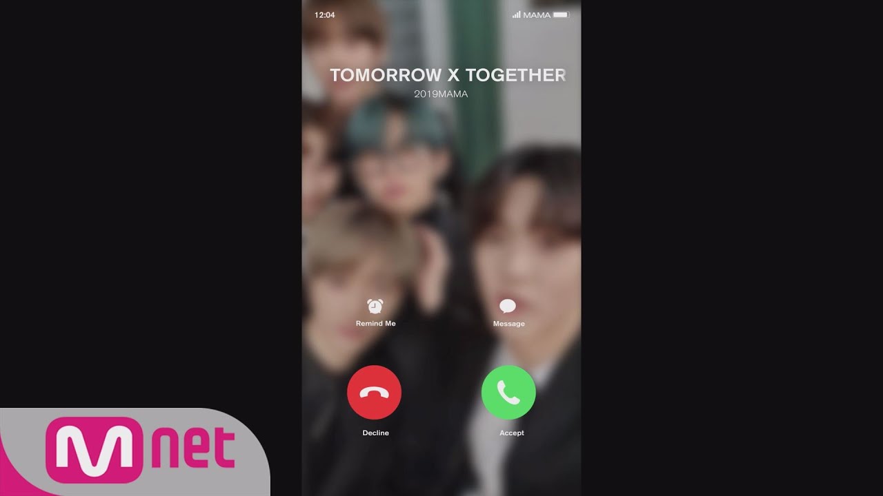[2019 MAMA] Call from #TOMORROW_X_TOGETHER - YouTube