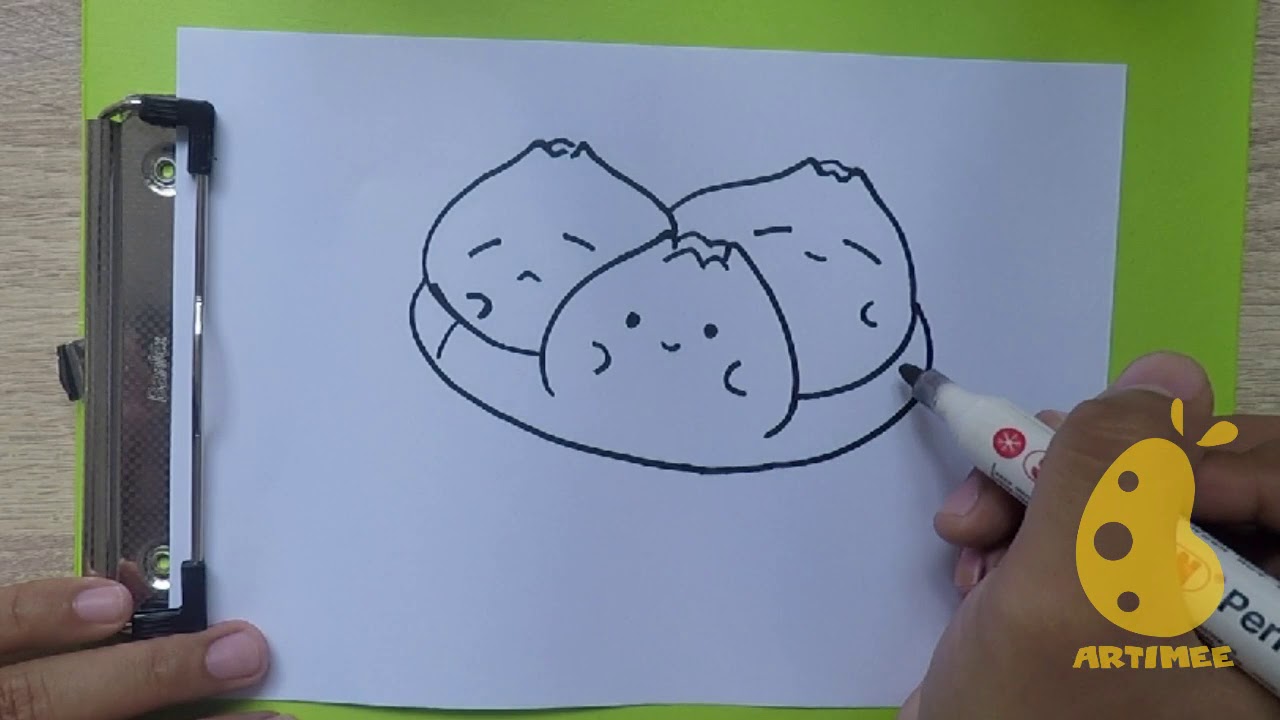 How to Draw dimsum family - YouTube