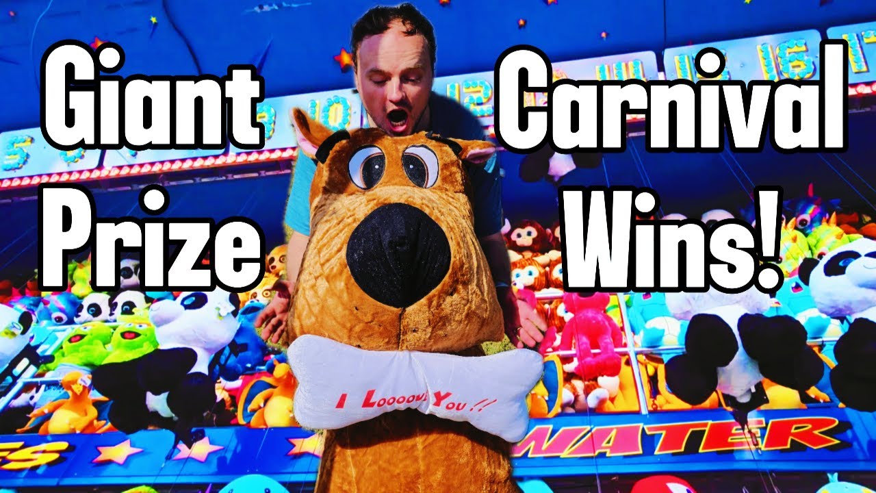 Carnival Game Wins & Giant Prizes at the Florida State Fair! - YouTube