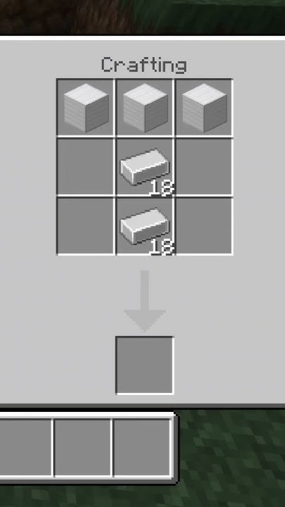 how to make anvil in minecraft - YouTube