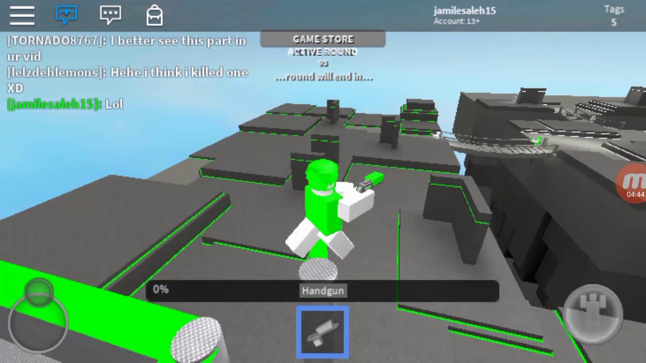 Playing Laser warfare in roblox - YouTube