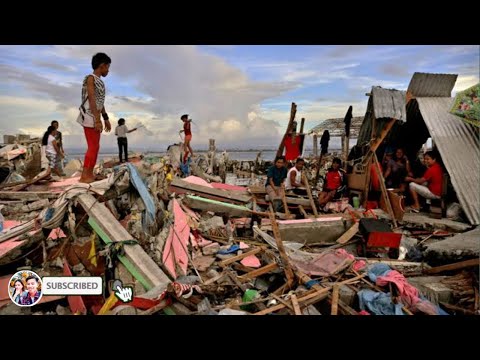 ACTUAL VIDEO OF STORM SURGE OF TYPHOON HAIYAN YOLANDA IN LEYTE PHILIPPINES/Maryan_Tv
