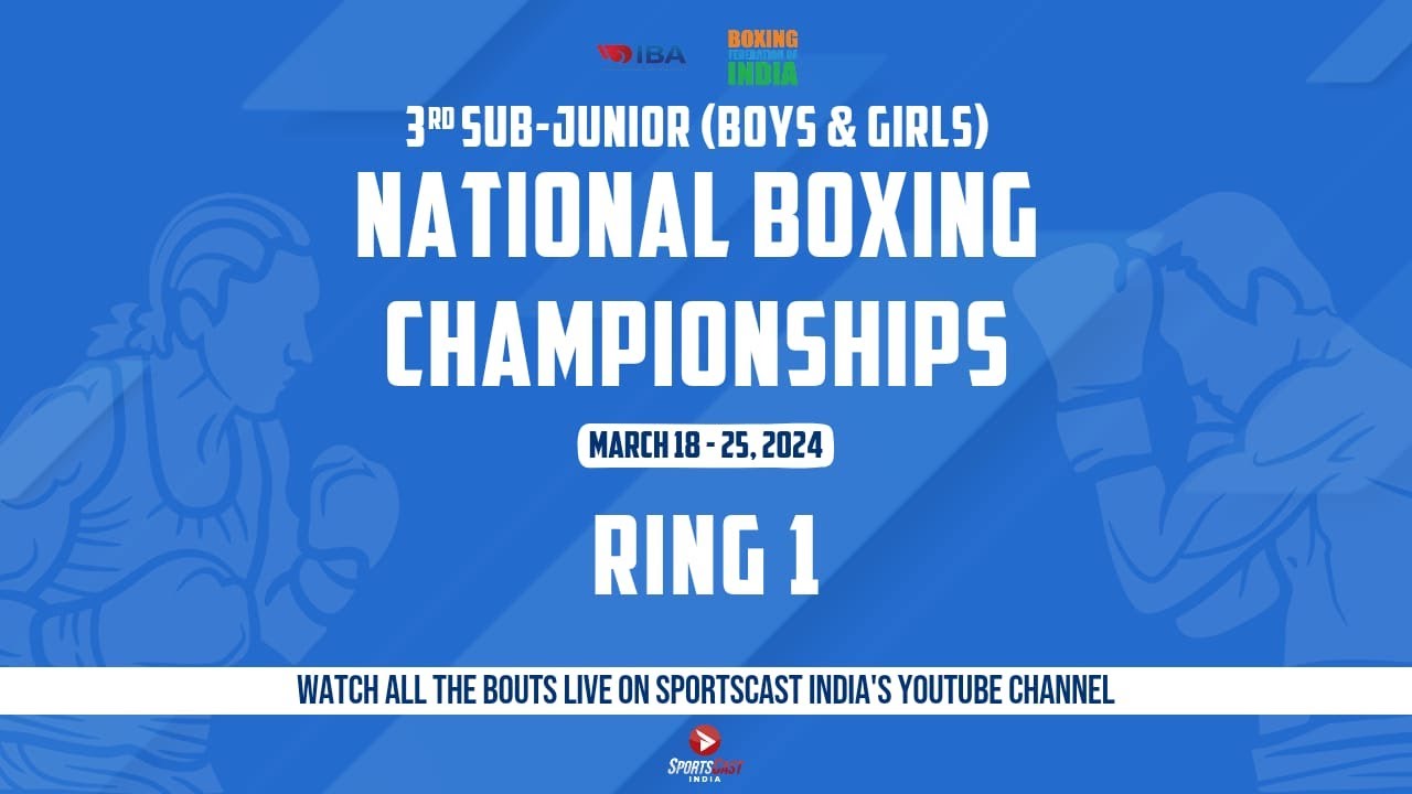 3RD SUB - JUNIOR BOXING CHAMPIONSHIPS | RING 1 - YouTube