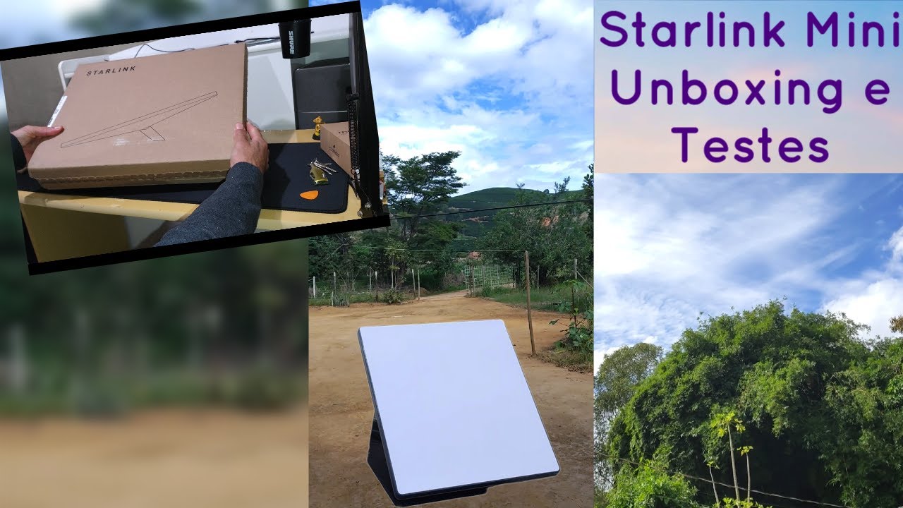 Chegou a Starlink Mini, Unboxing e testes, 2025! - YouTube