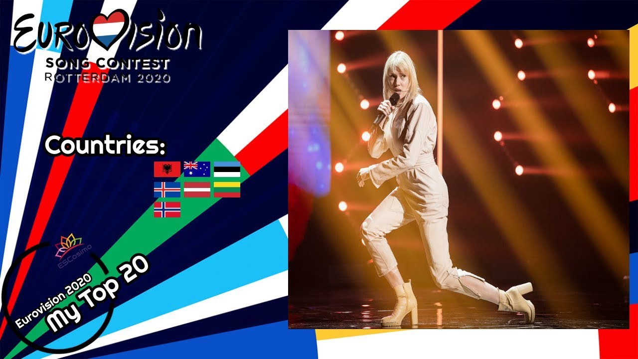 EUROVISION 2020: My Top 20 | w/ Ratings - YouTube