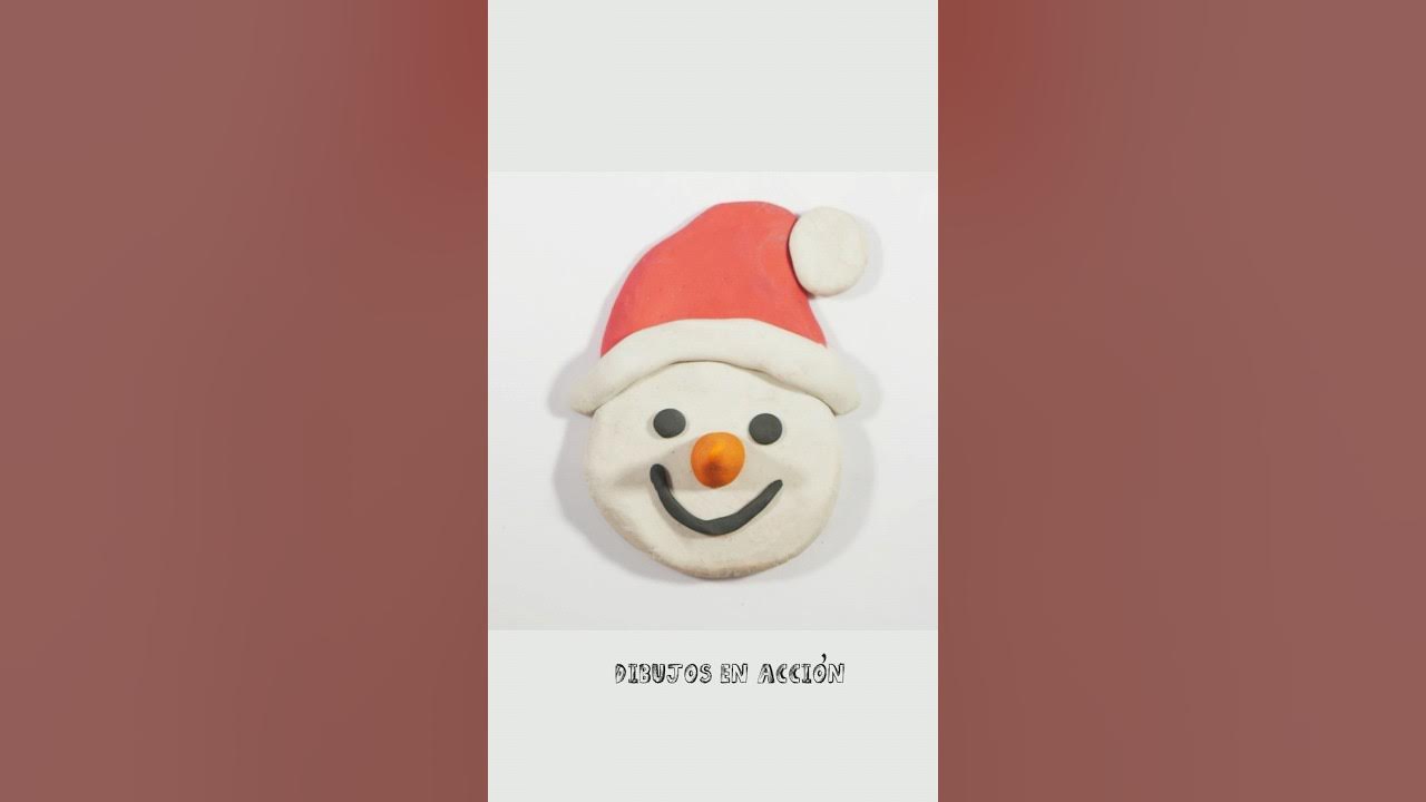 Easy Christmas Snowman with Modeling Clay - DIY Tutorial - YouTube