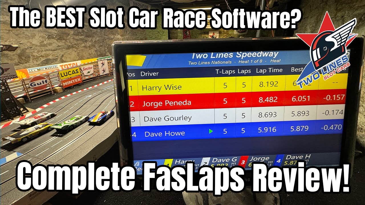The BEST Slot Car Timing Software? A Complete Review of FASLAPS! - YouTube